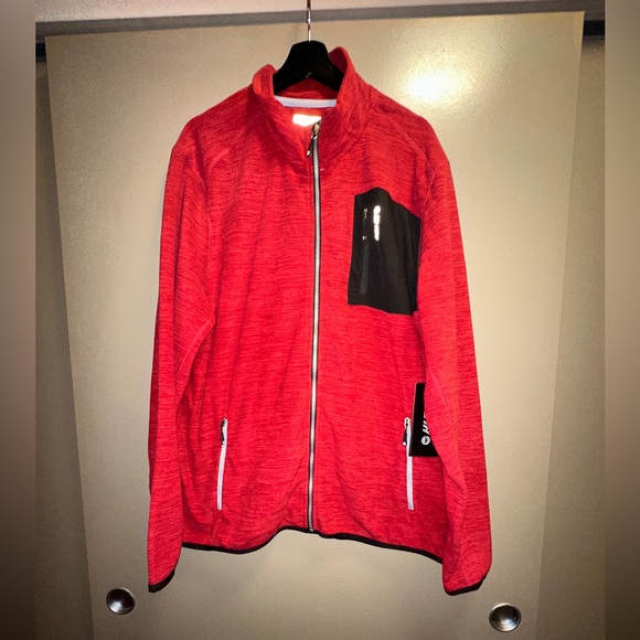 Hi-Tec | Sweaters | Nwt Nwt Hitec Red Fleece Zipper Sweater | Poshmark